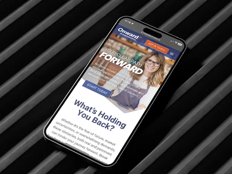 Onward Business Navigation - Redpoint Creative